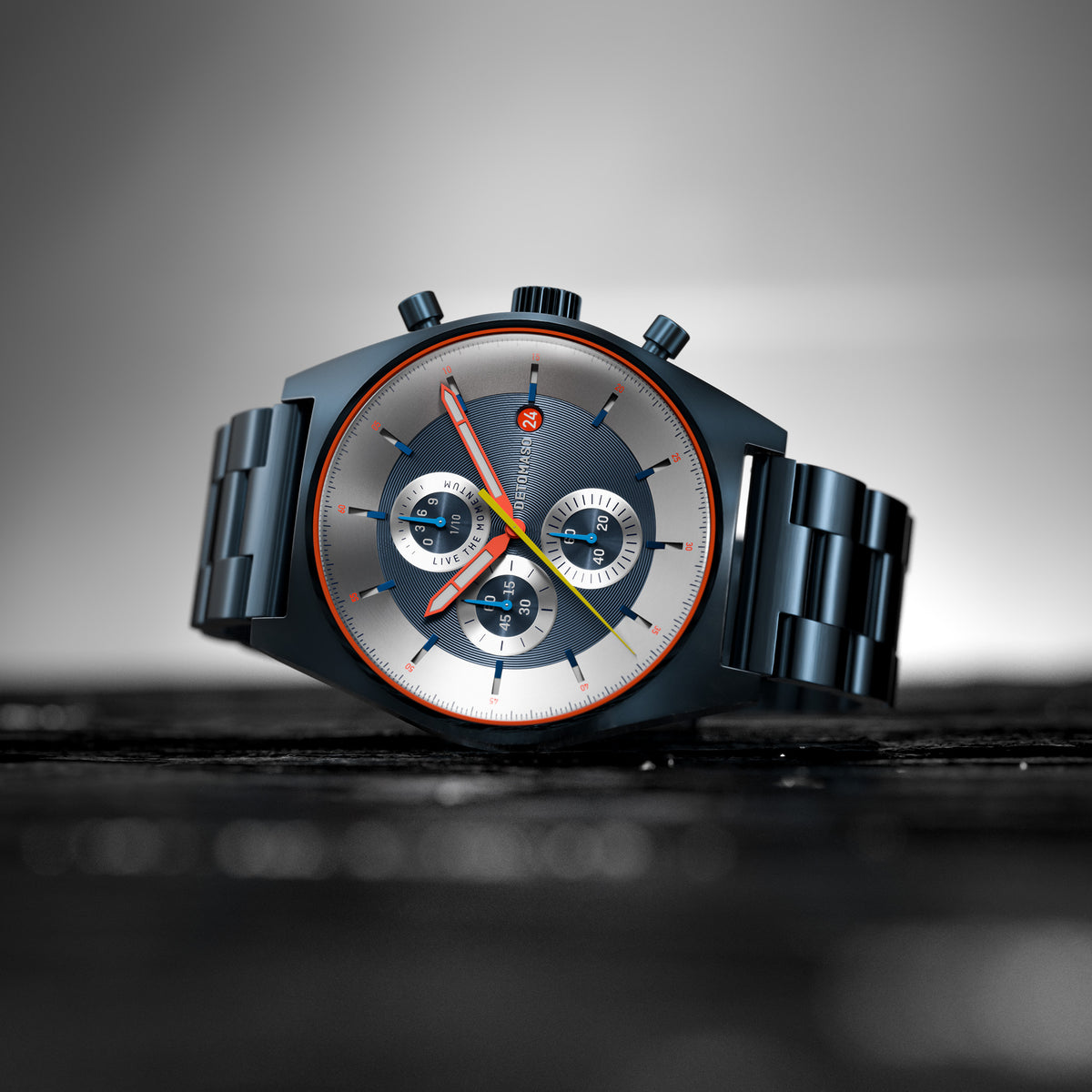 D10 CHRONOGRAPH LIMITED EDITION BLUE Stainless steel Dark blue Matte ...