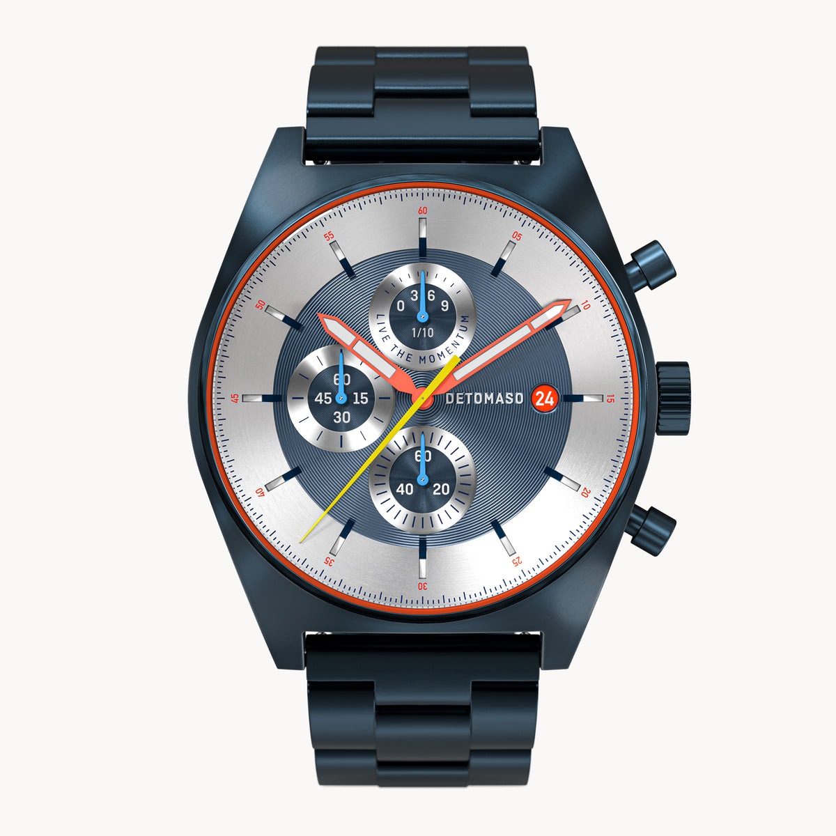 D10 CHRONOGRAPH LIMITED EDITION BLUE Stainless steel Dark blue Matte ...